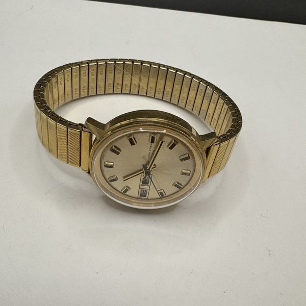 NICE VINTAGE MENS GOLD TONE TIMEX WATCH W/ DAY & DATE | WatchCharts ...