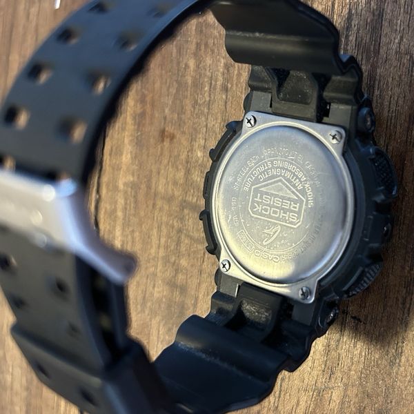 CASIO G-Shock (5146) GA-110 Men's ANALOG-DIGITAL Watch Black Silver ...