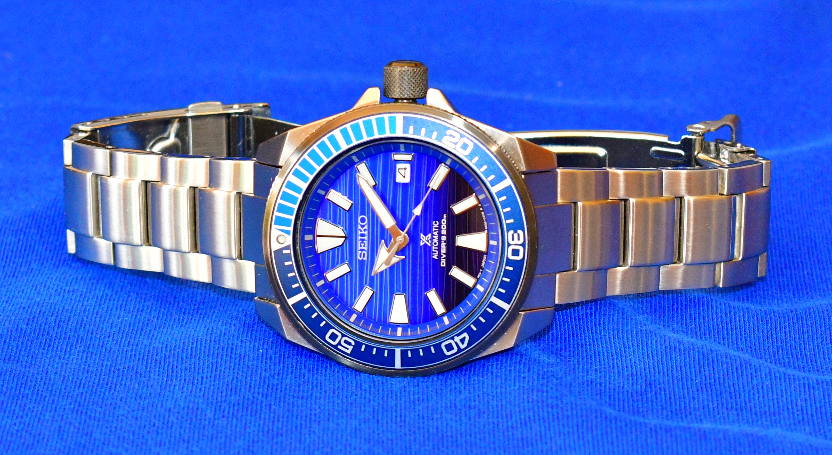 FS: Seiko Prospex SRPC93 with Crafter Blue Rubber & OEM Stainless Steel ...