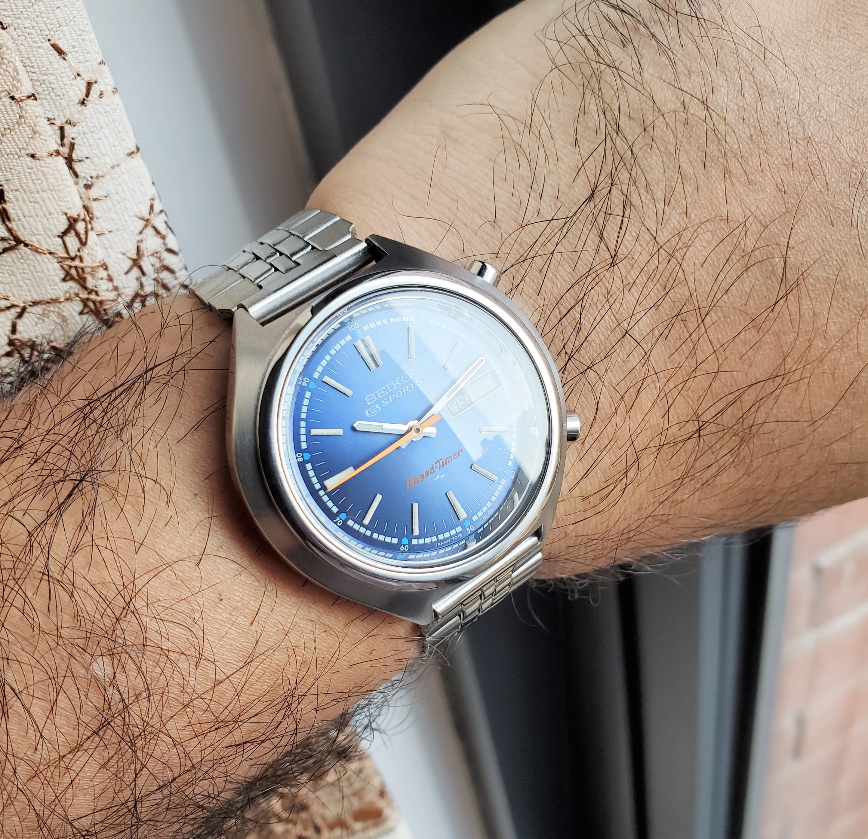 [$349 USD] FS: Seiko Blue Speedtimer Chronograph 1972 JDM SERVICED ...