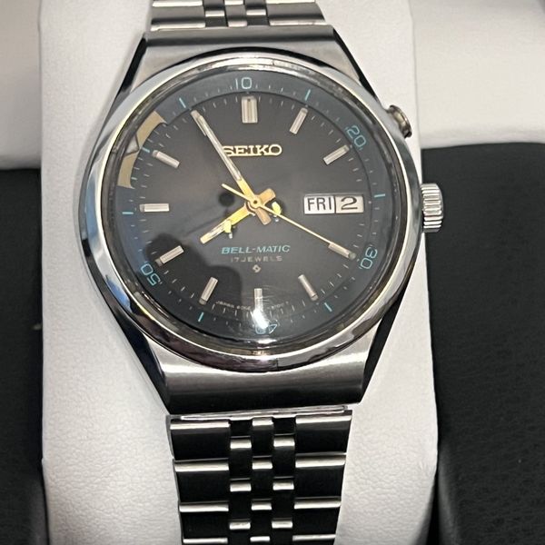 Seiko Bell Matic Automatic 4006 6070 Black Dial Day Date Vintage Rare ...