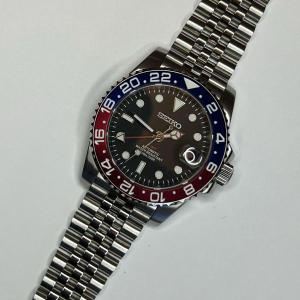 [WTS] PEPSI GMT Master II Homage - Custom Seiko Mod Automatic Watch ...