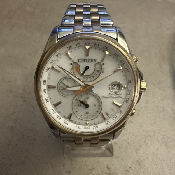 Citizen Eco-Drive FC0014-54A Cassa in Acciaio Inox 39mm Oro-Argento con ...