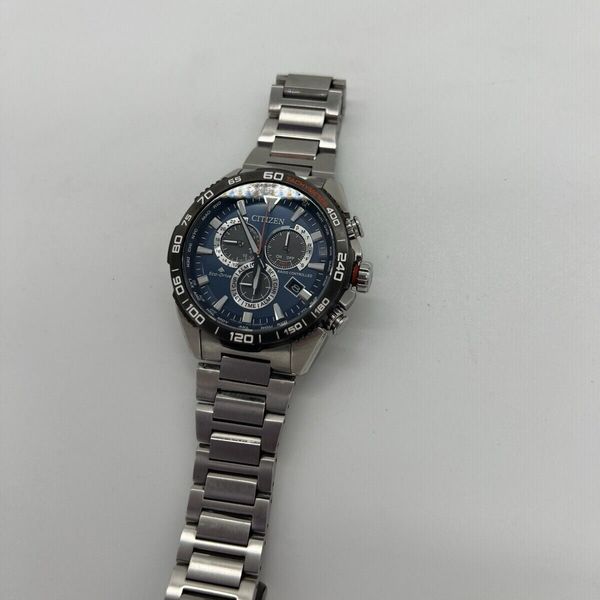 Citizen Promaster Land Eco-Drive Chronograph Men's Blue Dial Watch ...