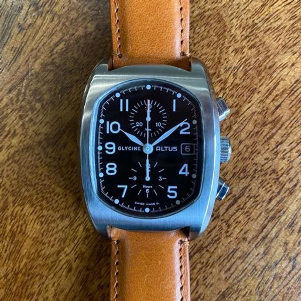 [$650 USD] [$650 USD] FS: Glycine ALTUS Automatic Chronograph - Tonneau ...
