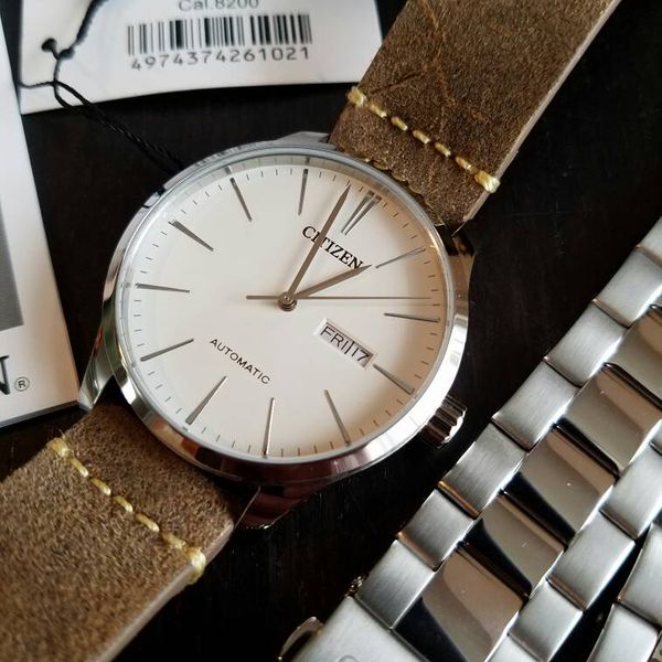 Citizen automatic white dial dress watch | WatchCharts