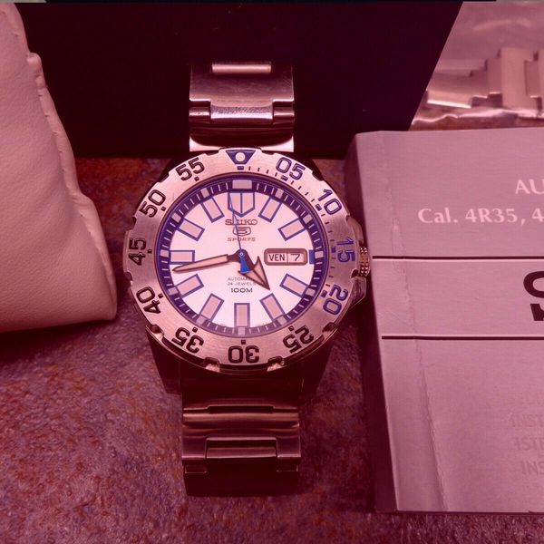 Seiko 5 “Baby Ice Monster” Dive Watch | WatchCharts Marketplace