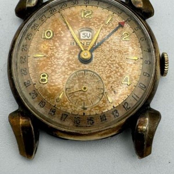 Vintage Benrus Pointer Calendar Watch For Parts Or Repair CE14 ...