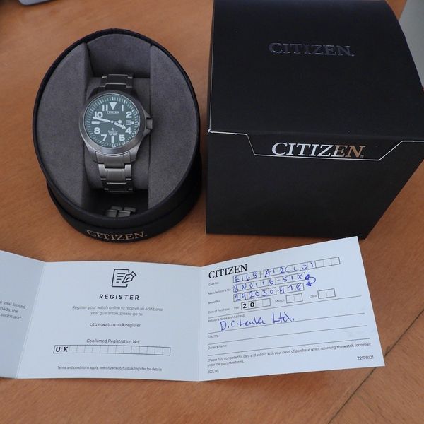 [$350 USD] Citizen Promaster Ray Mears Field 300m (BN0116-51X ...