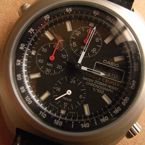 RARE CASIO TIMBER CRUISER CHRONOGRAPH TIC-100 | WatchCharts Marketplace