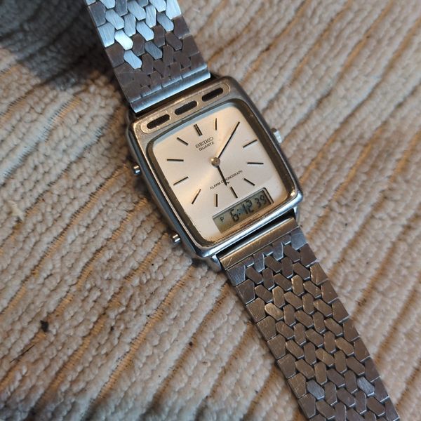 Rare 1981 Seiko H249-5020 Gents Ana-digi Vintage Wristwatch Works Good ...