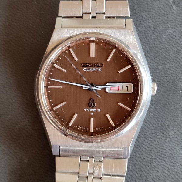Seiko 7546-7050 Type 2, Copper Dial, 07/1976, JDM, Orig. papers + box ...
