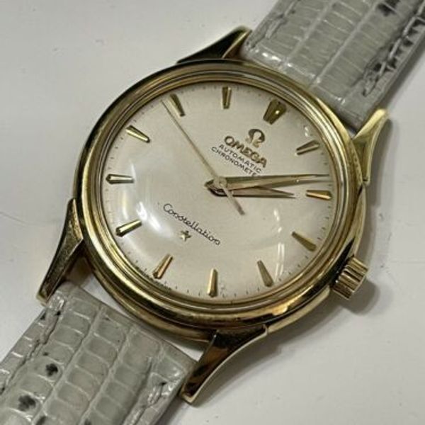 Omega Constellation 14K Gold Automatic Chronometer Vintage ...