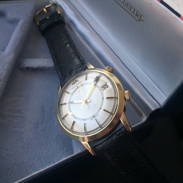 [WTS] Jaeger-LeCoultre E855 Memovox FULL SET 14k solid gold & steel ...