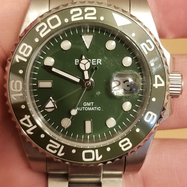 Hulk Homage green GMT automatic $100 | WatchCharts