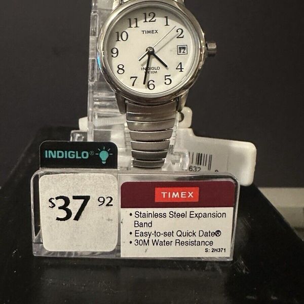 BRAND NEW Timex Indiglo Women's Watch on Original Retail Display Stand ...