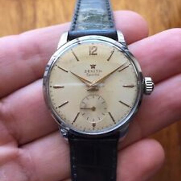 【FREE SHIPPING】 Watch Zenith sporto vintage prima serie | WatchCharts ...