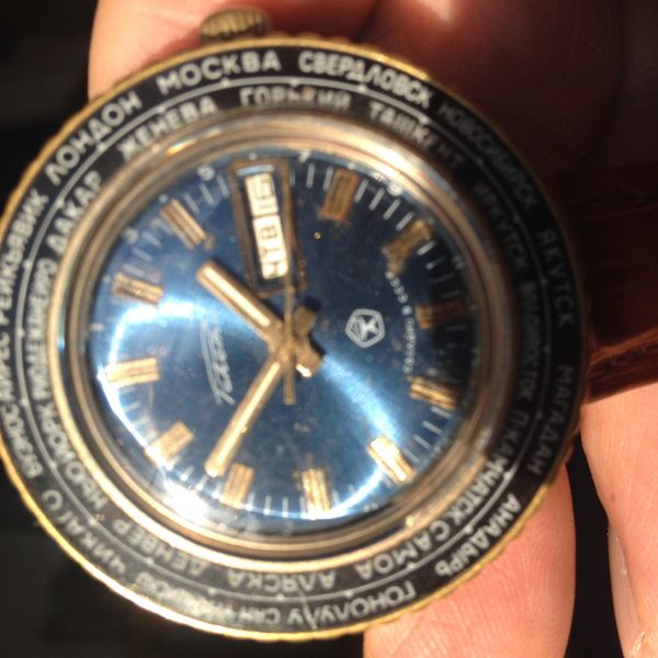 Raketa World Time Watch in Russian SOLD 50 USD | WatchCharts