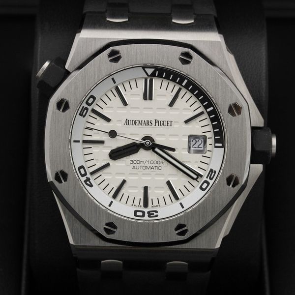FSOT: Audemars Piguet - Royal Oak Offshore - Diver - 15710 - White Dial ...