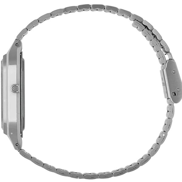 Casio Retro Collection Mens Silver Digital Analogue Quartz Watch AQ ...