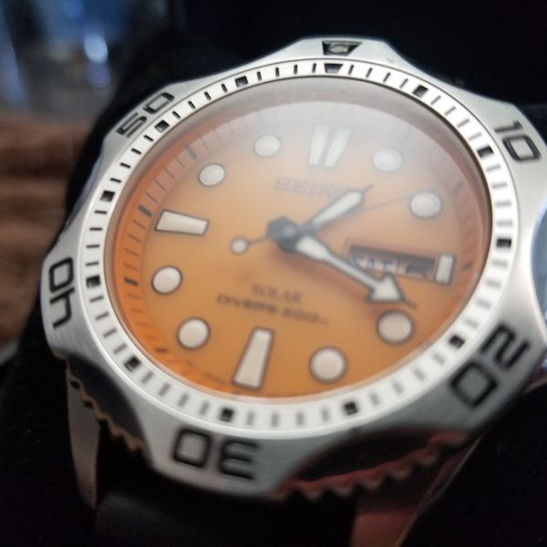 FS; Seiko SNE109 solar diver | WatchCharts Marketplace