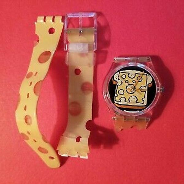 Vintage SWATCH Watch G938 5755 Swiss Cheese Wrist Watch Swiss Made ...