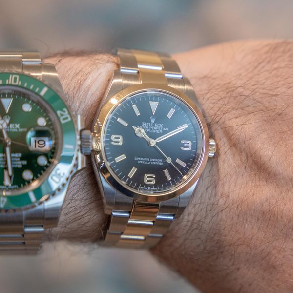 [WTS] Rolex Explorer 36mm Two Tone ($8,399) | WatchCharts Marketplace