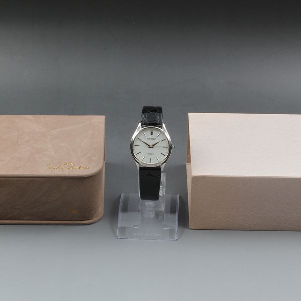 [Near MINT in BOX] Seiko Dolce 8J41-0AJ0 SACM151 Silver Quartz Mens ...