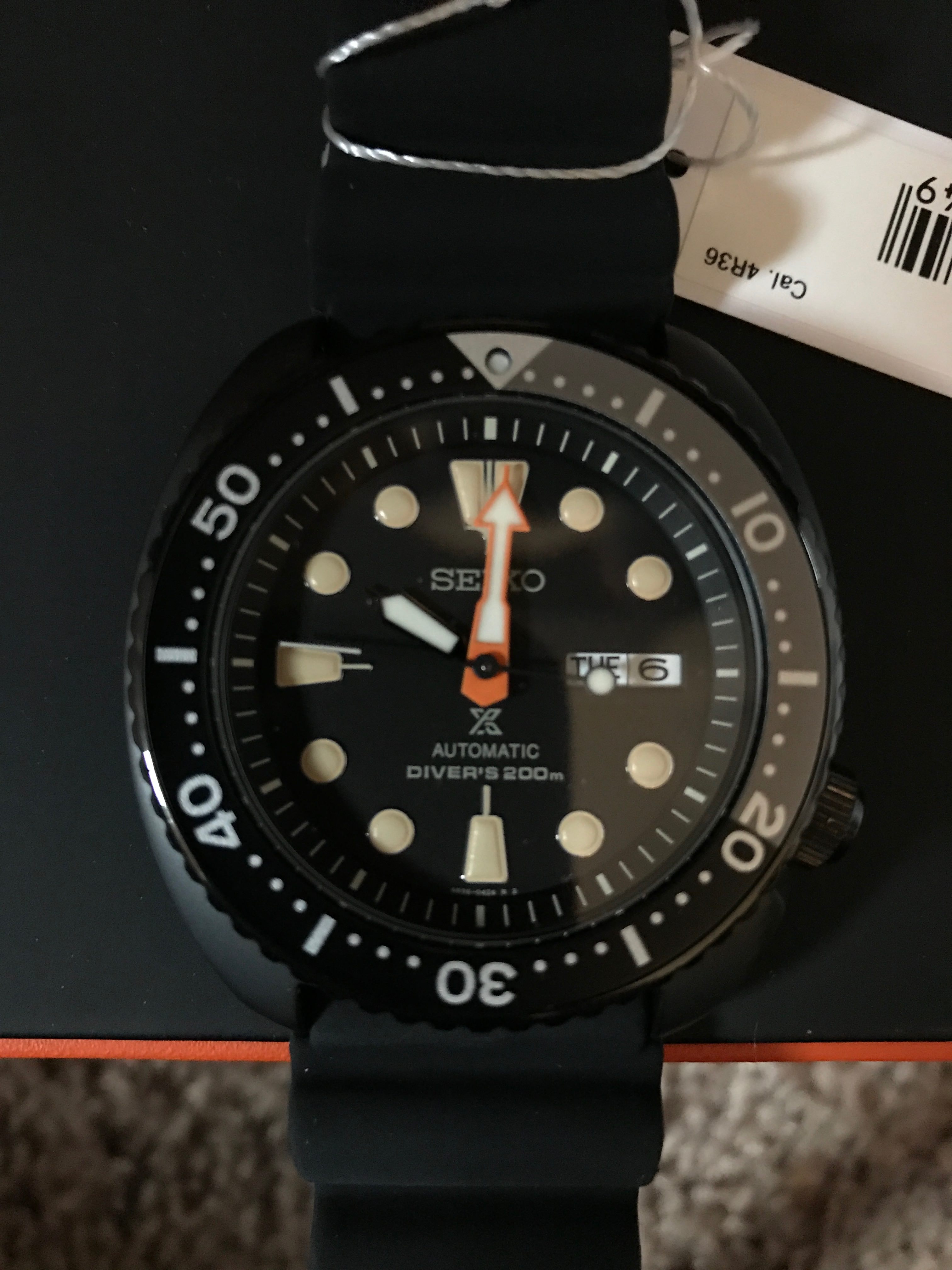 FS: Seiko SRPC49 limited edition ninja darth Turtle - brand new in hand ...