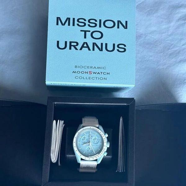 Mission To Uranus Swatch x Omega full set dial | WatchCharts Marketplace