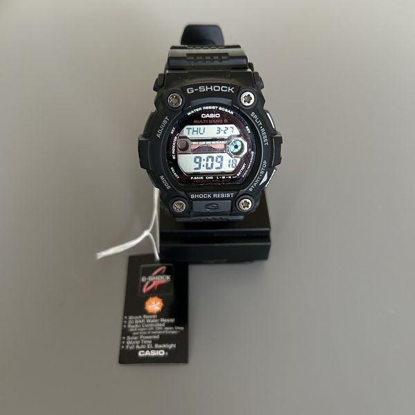 Casio G-Shock GW-7900-1ER Wave Ceptor Tough Solar Multiband Tide Graph ...
