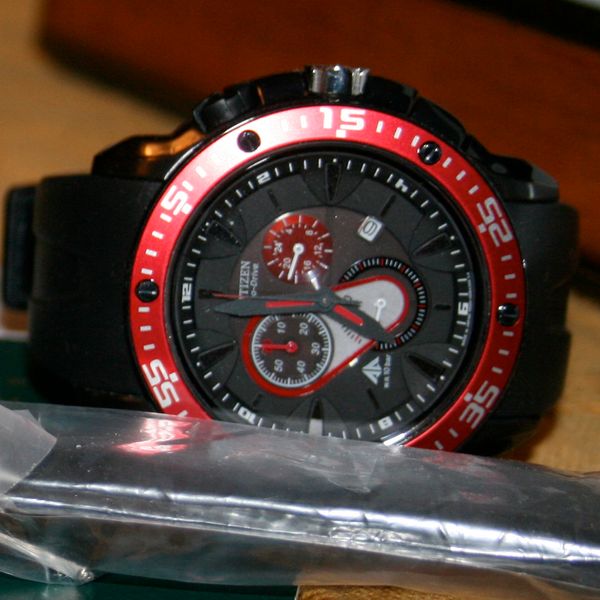 Citizen ProMaster EcoDrive Chrono, Seiko Arctura kinetic chrono - both ...