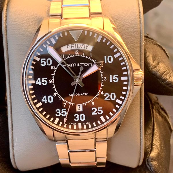 [WTS] Hamilton Khaki Pilot Day Date Insterstellar Cooper H64615135 | WatchCharts Marketplace