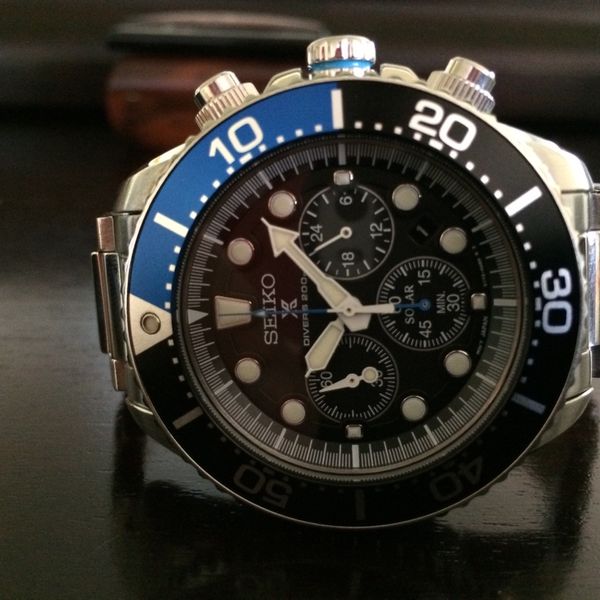 FOR SALE: REDUCED Seiko SSC017 Prospex Solar Dive Watch | WatchCharts