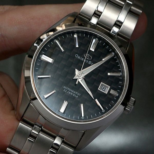 Rare Orient Star Standard Date SDV02002B Carbon Fiber Dial "Very hard ...