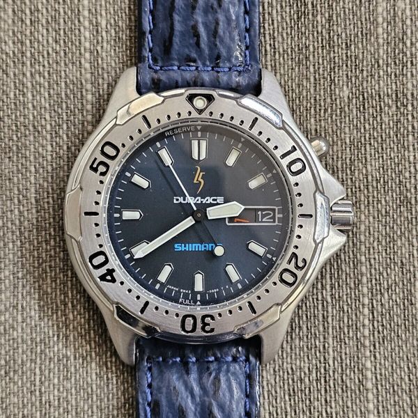 Shimano Dura Ace Seiko 25th Anniversary Watch NOS NEW!!! | WatchCharts ...