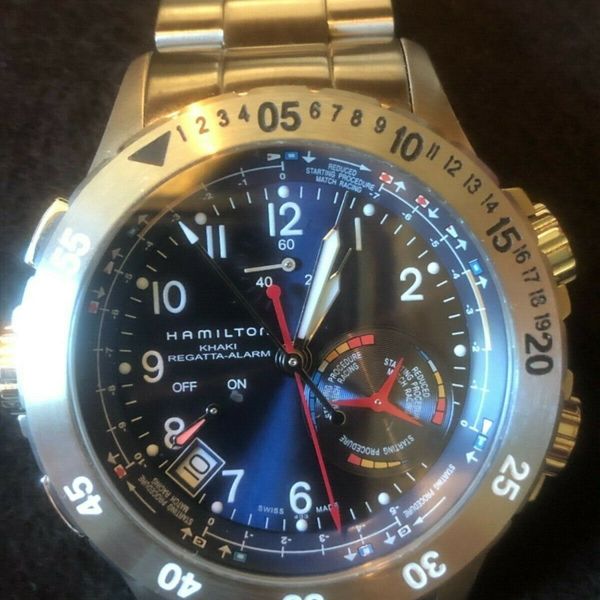 MEN'S WHITE HAMILTON KHAKI REGATTA ALARM WATCH H776140 | WatchCharts