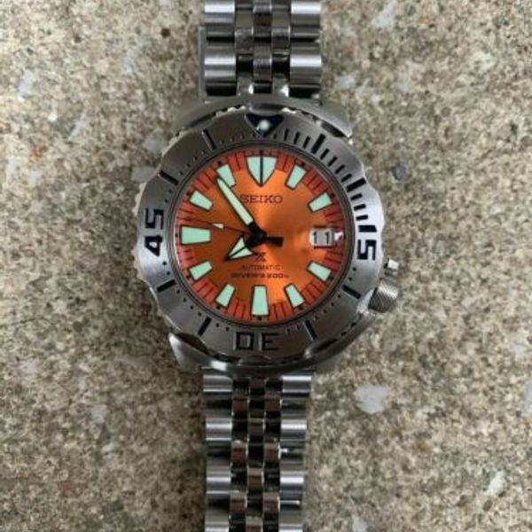 Seiko Orange Monster Prospex SBDC075 Rare limited JDM 3rd Generation ...