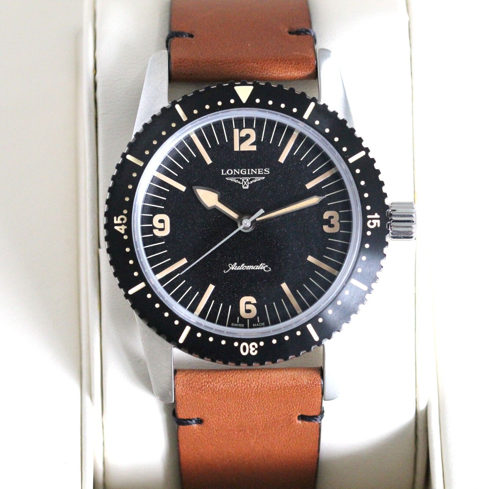 Longines Heritage Skin Diver Men's Watch L28224562 2023 Box Papers ...