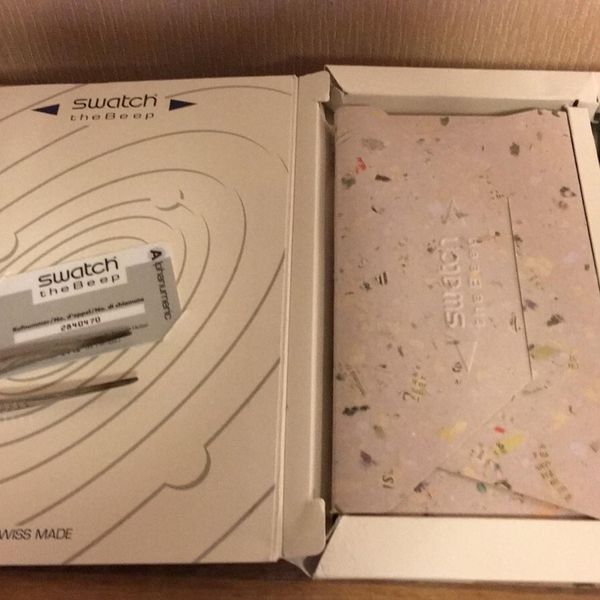 SWATCH the BEEP PAGER WATCH Vintage, 1995, New & OVP | WatchCharts ...