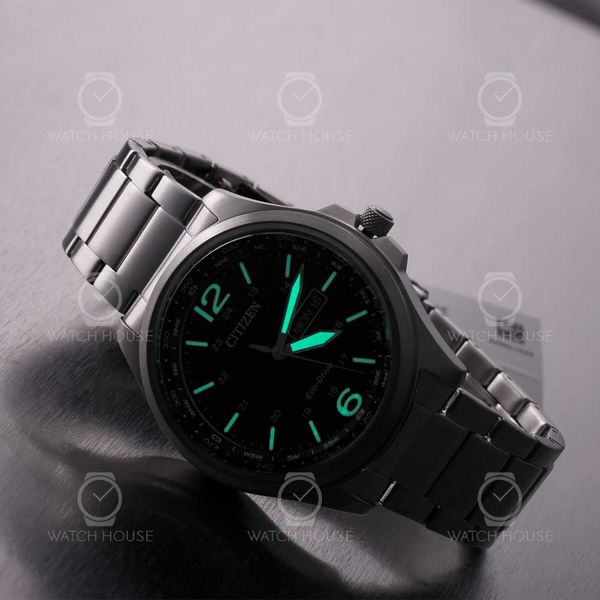 Citizen AW0110-82EE Eco Drive Compass Men's Watch in Black ...