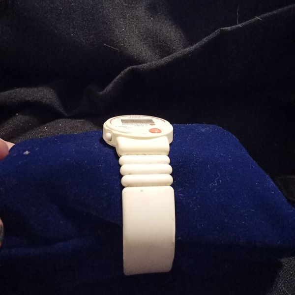Vintage 1989 Timex Aerobix Digital Watch White Red Rare New Battery ...
