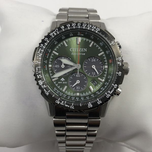 Citizen Promaster Navihawk Chronograph Eco-Drive Steel Men's Watch ...