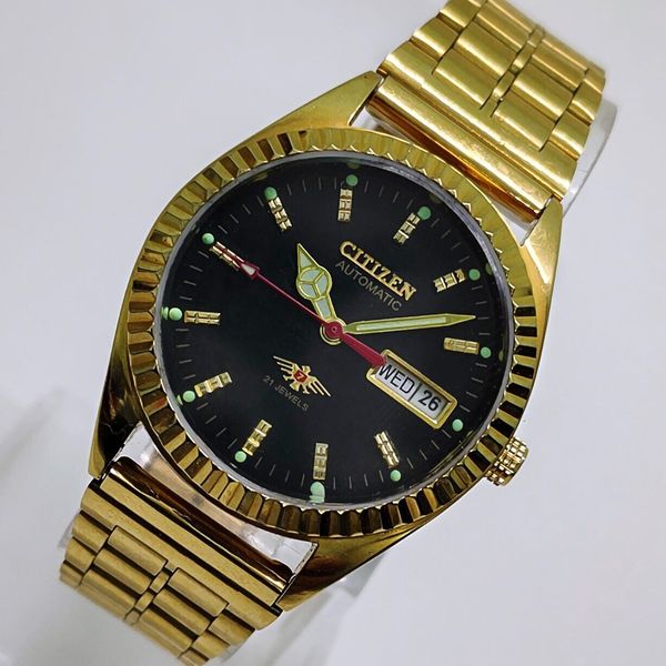 Vintage Citizen Automatic 21-Jewels Day & Date Men's Beautiful Japanese Watch | WatchCharts ...