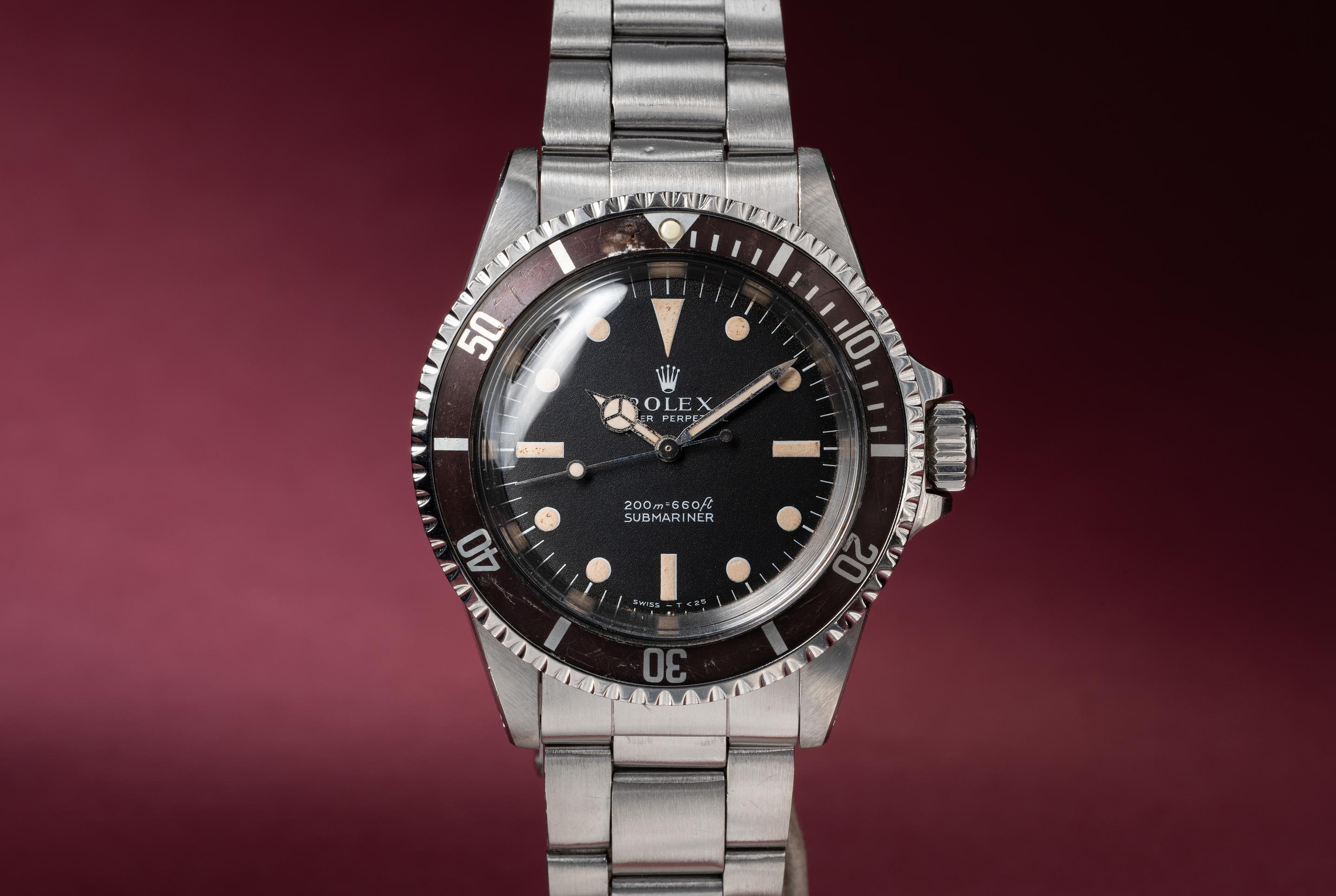 FS: 1970 Rolex Submariner 5513 Meters First Dial with Service Papers ...