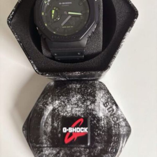 Casio G-Shock 2100 45mm Black Case Black Round (GA21001A3ER ...