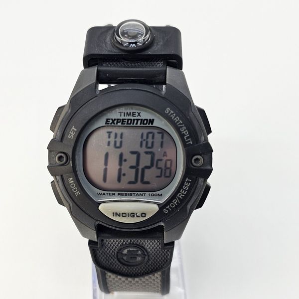 Timex Expedition T40941 Indiglo WR with Compass Men's Digital Watch 8.5 ...