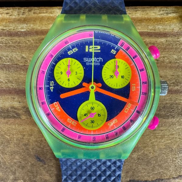 Swatch chrono SCJ101 Grand Prix shop display dummy watch useful for ...