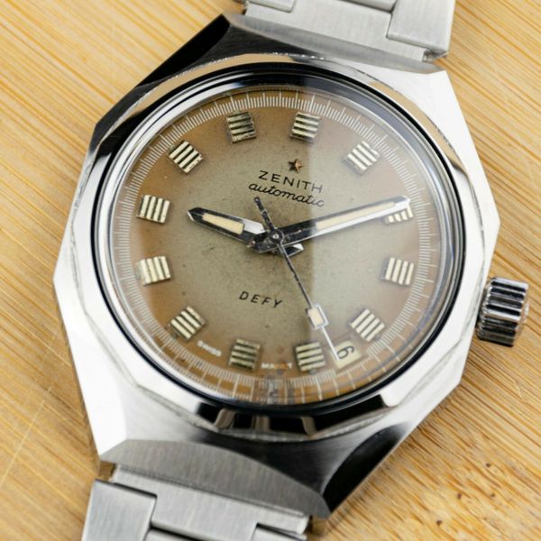 ZENITH - DEFY OCTAGONAL - VINTAGE AUTOMATIC DIVER - STEEL - MEN'S ...