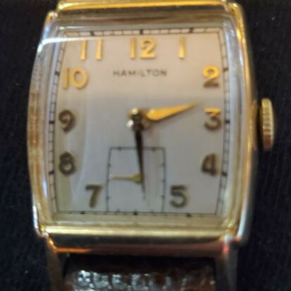 10k Solid Gold Hamilton SPENCER Men's Vintage Wristwatch Running near ...